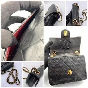 CHANEL | Bags | Authentic Chanel Classic Lambskin Chain Mini Square ...